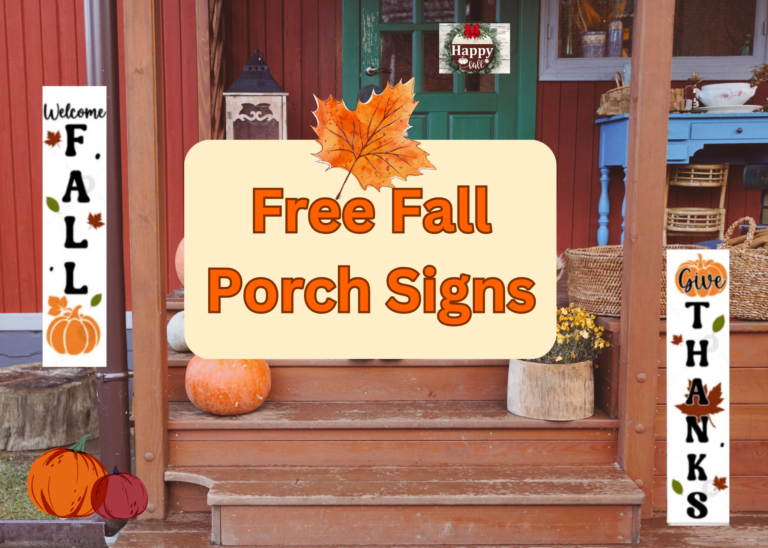 Fall Porch Signs SVG for Home Decoration You Must Love