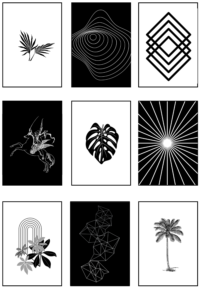 Free Black and White Printable Wall Art for Home Decor