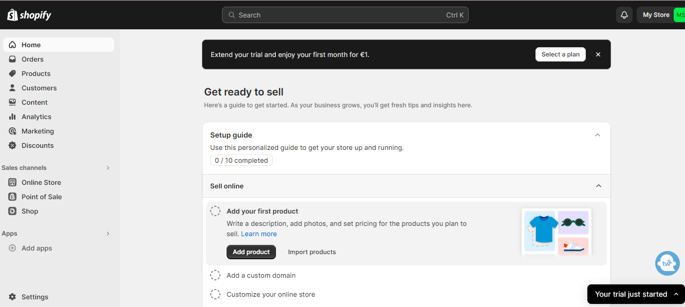 How to build a Shopify store in 10 minutes?