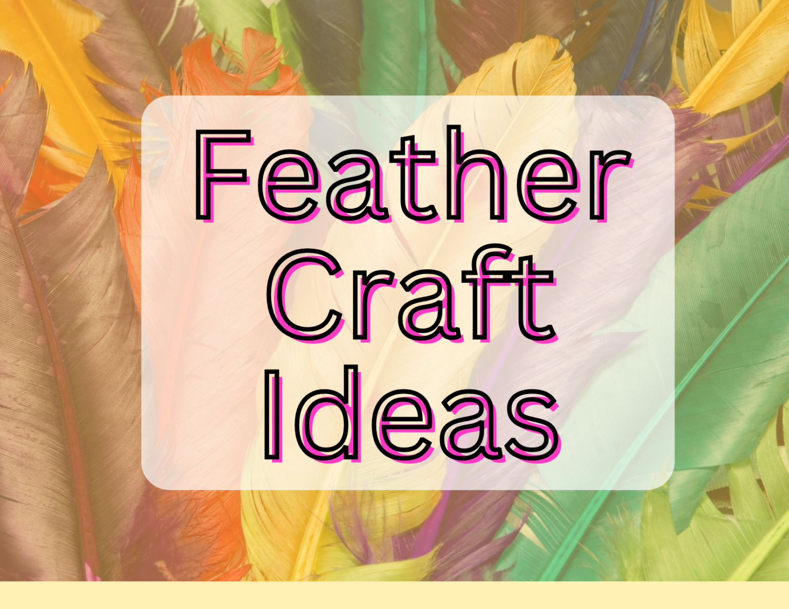 Feather Crafts Ideas