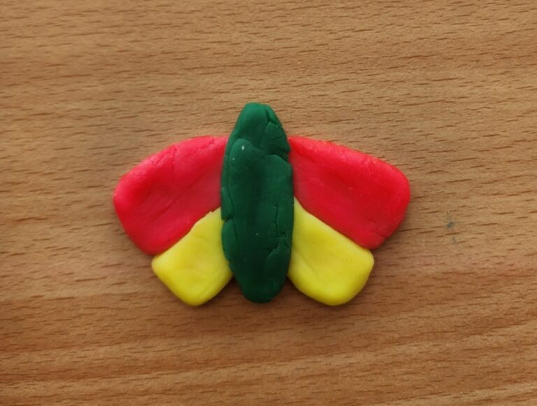 Playdough Butterfly craft
