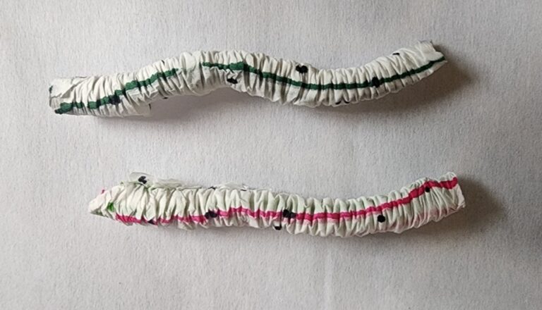 Tissue Paper Worm Craft for Kids