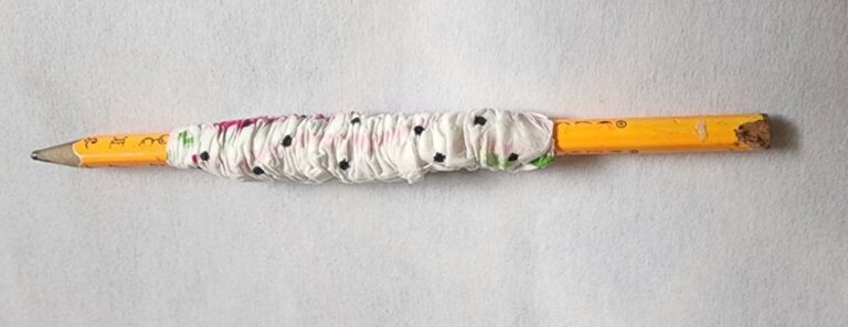Tissue Paper Worm Craft for Kids