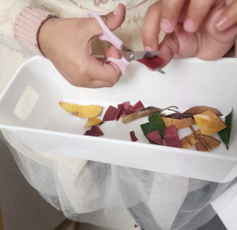 Leaf Cutting Activity For Preschoolers